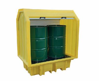 Oil Spill Containment Solutions Hard Covered Drum Spill Pallets ...